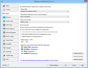 Multi-Monitor Taskbars • Features • DisplayFusion • Binary Fortress ...