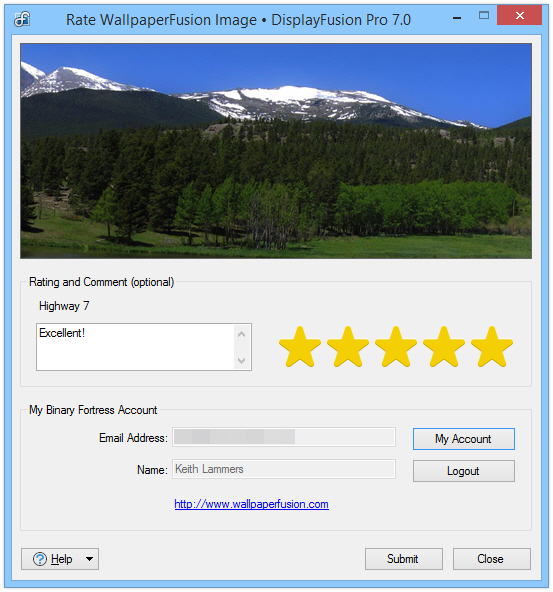 Rate WallpaperFusion Image