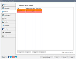 Screenshots • LogFusion • Binary Fortress Software