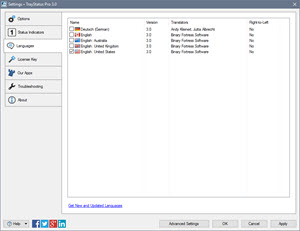 Screenshots • TrayStatus by Binary Fortress Software