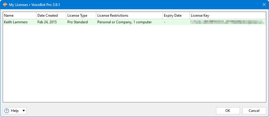 Help • VoiceBot by Binary Fortress Software